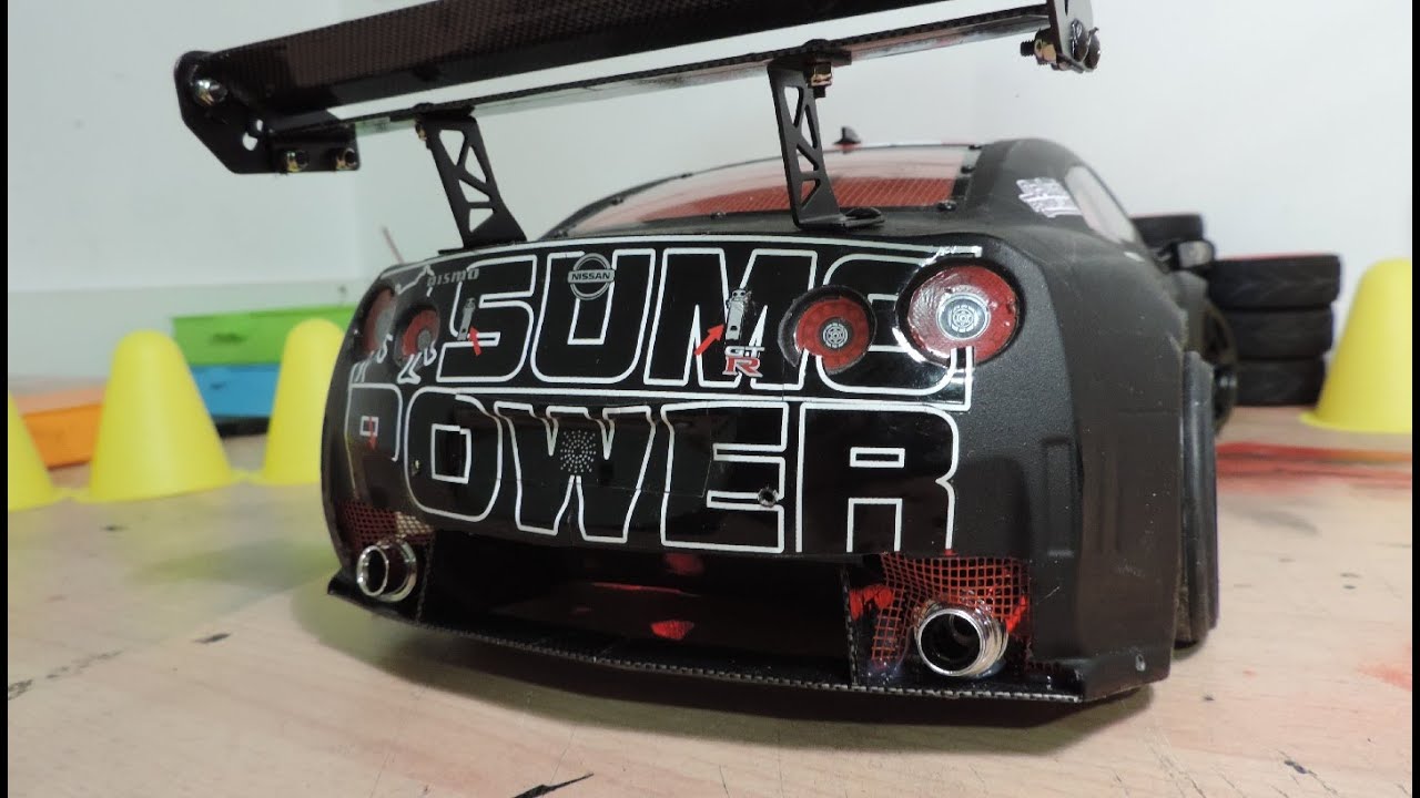 D.I.Y.:RCModify/how to make a carbon fiber diffuser for rc car/como ...