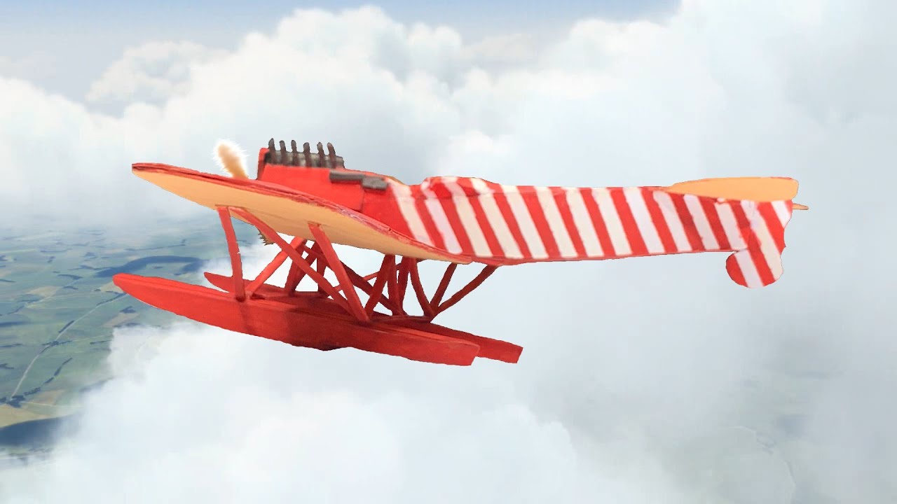 Making a Cardboard Seaplane! | Hansa Brandenburg W.29 - YouTube