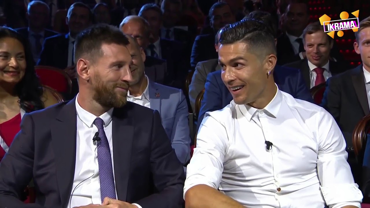SEMUA TERTAWA 😁SAAT C.RONALDO AJAK MESSI MAKAN MALAM - YouTube