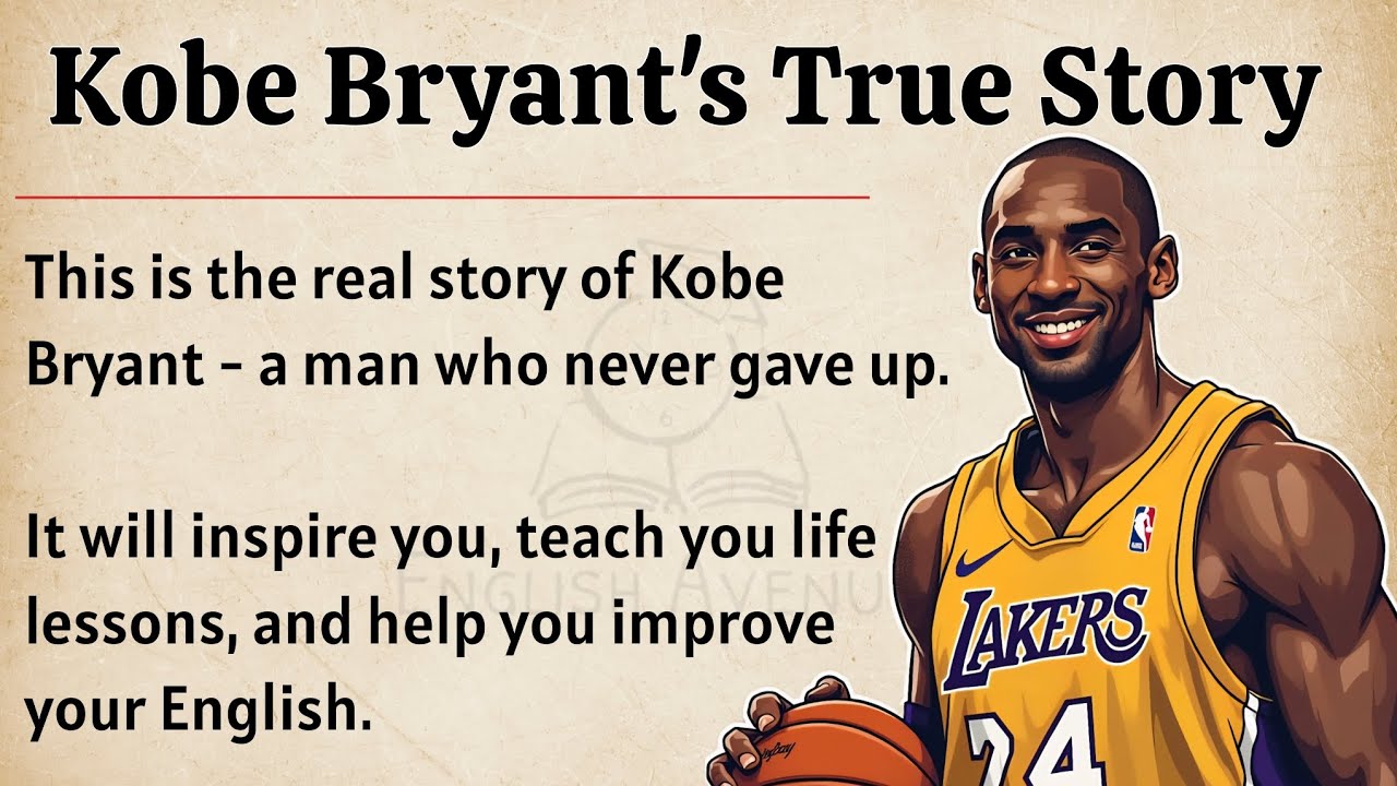 Kobe Bryant's Untold Story || Learn English Through Story Level 3 🔥 ...