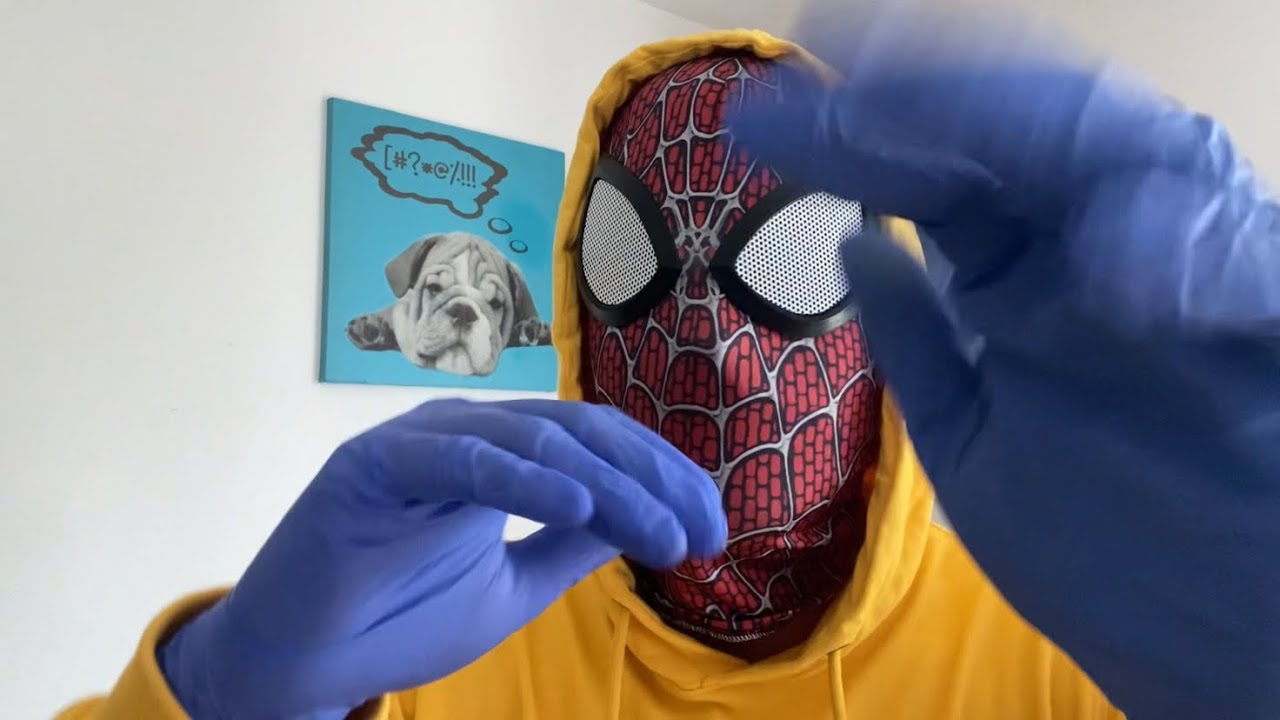 ASMR Spider Man do your cranial nerve exam | Fast paced ⚡️ - YouTube