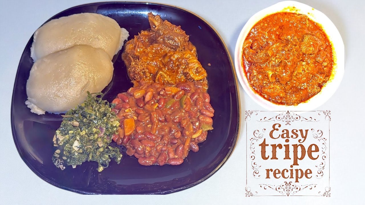 How to make Beef tripe stew, Ugali:Nsima and Sukumawiki Malawian ...
