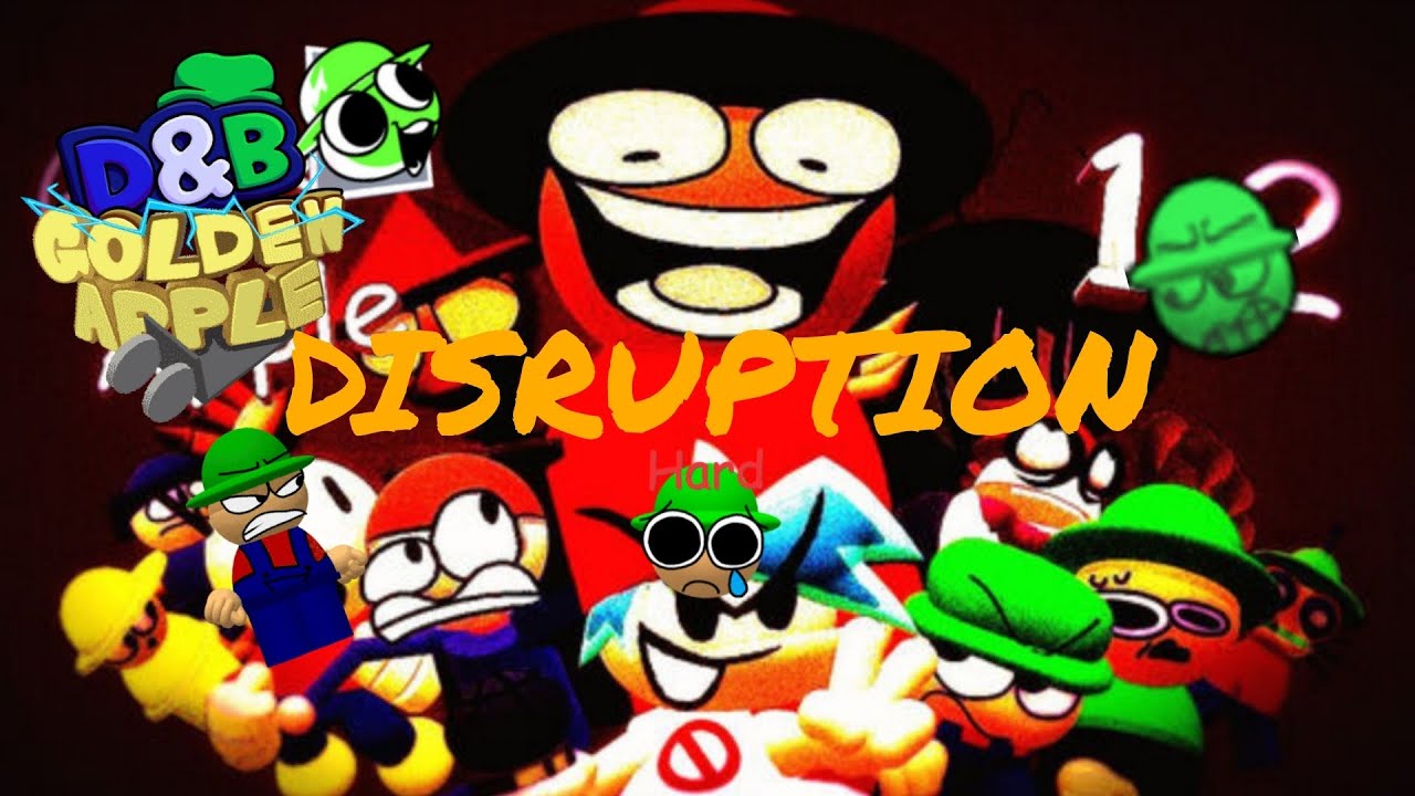 Disruption FNF D&B Golden Apple (Funky Friday Roblox) - YouTube