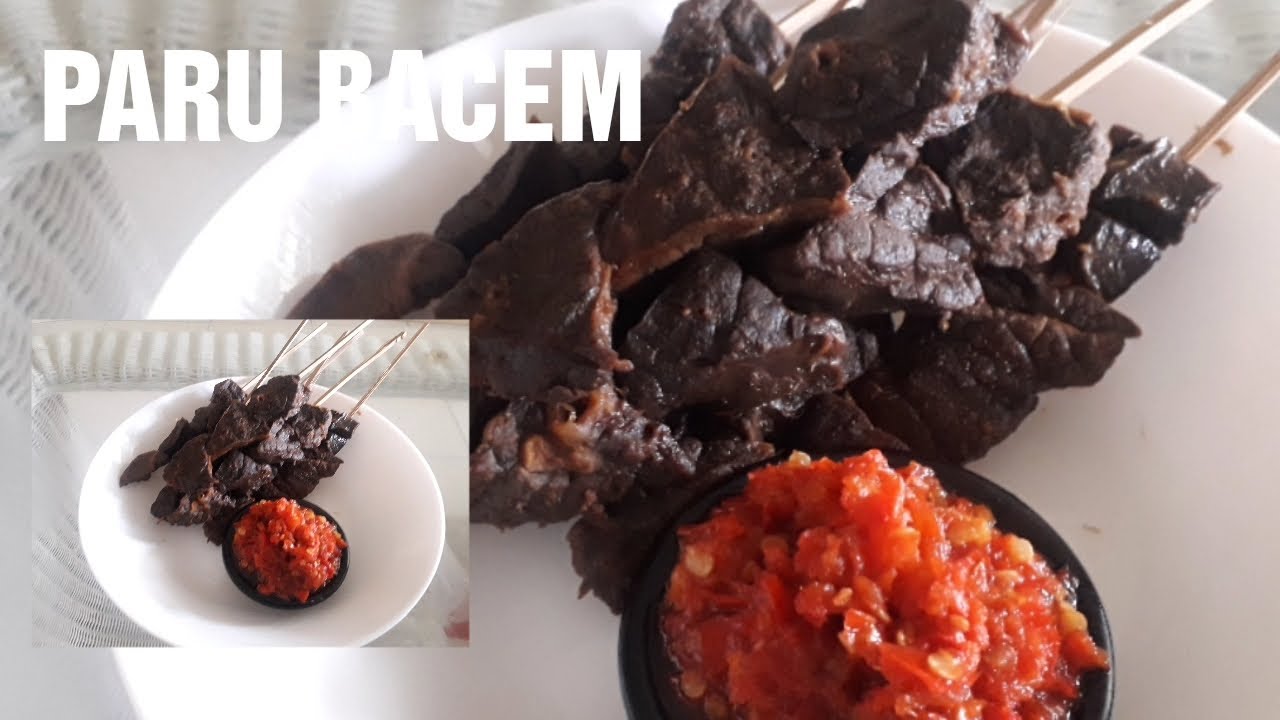 PARU BACEM DAN SAMBAL BAJAK - YouTube