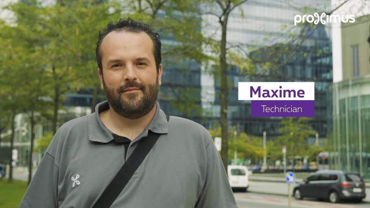 Working as a technician at Proximus? Check out Maxime's story! - YouTube