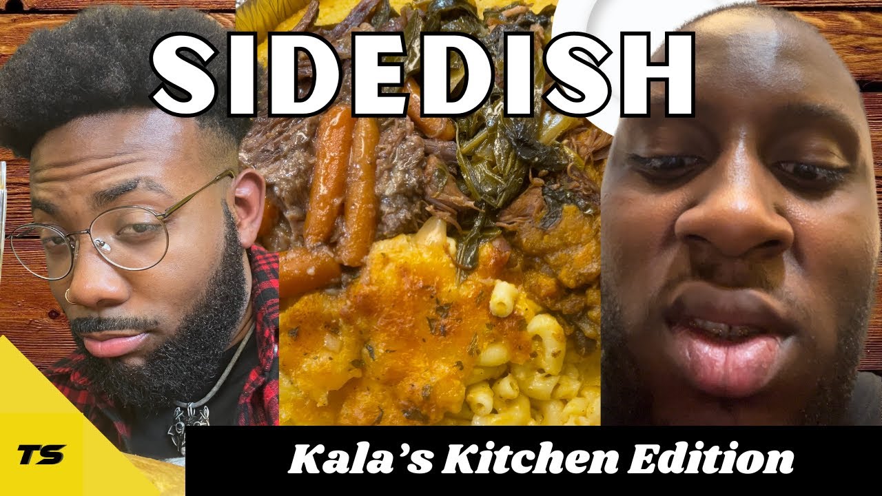 So we tried a soul food bowl from Kala's kitchen... and it was bomb ...