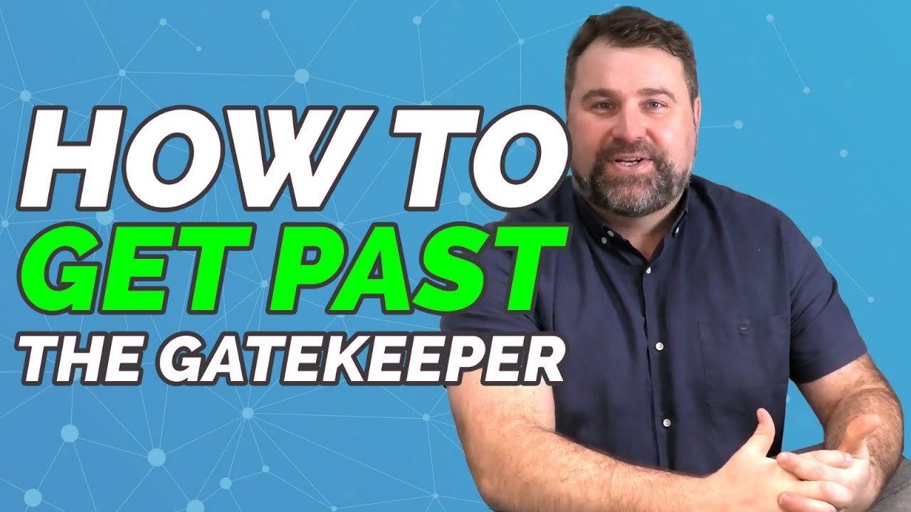 How To Get Past The Gatekeeper in Sales (Cold Calling) - Matthew Elwell ...