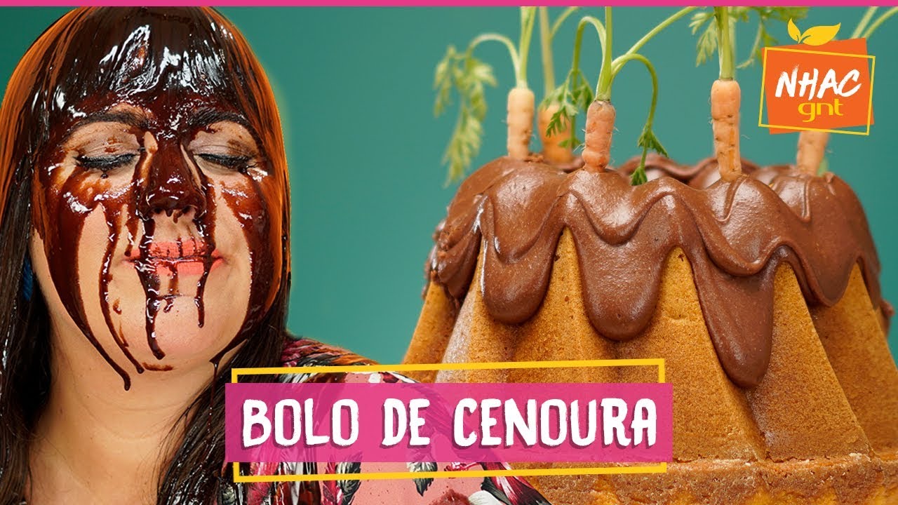 Bolo de cenoura simples e perfeito | Raíza Costa | Rainha da Cocada ...