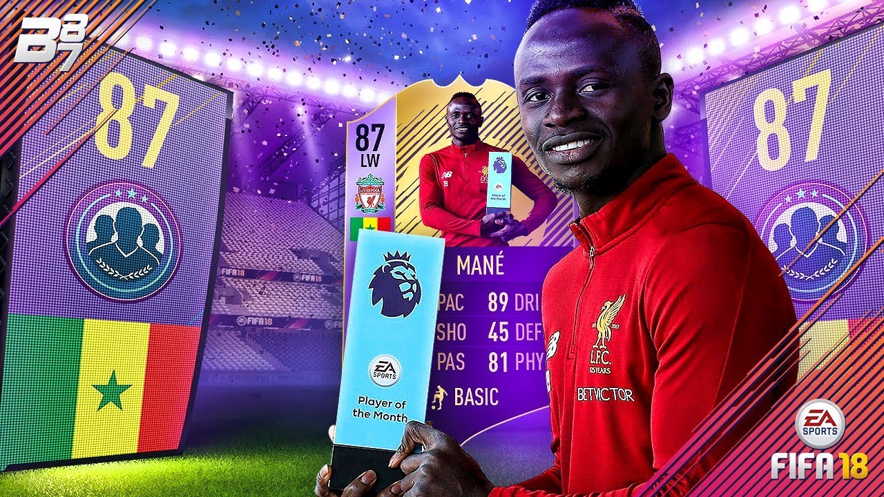EPL PLAYER OF THE MONTH SQUAD BUILDER CHALLENGE! (SBC 87 POTM MANE ...