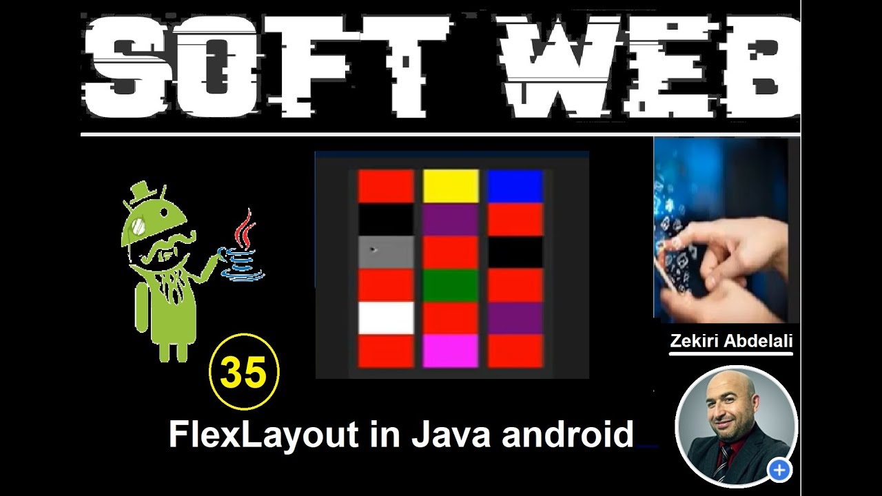 FlexLayout in Java android الفلاكس في الجافا اندرويد - - YouTube
