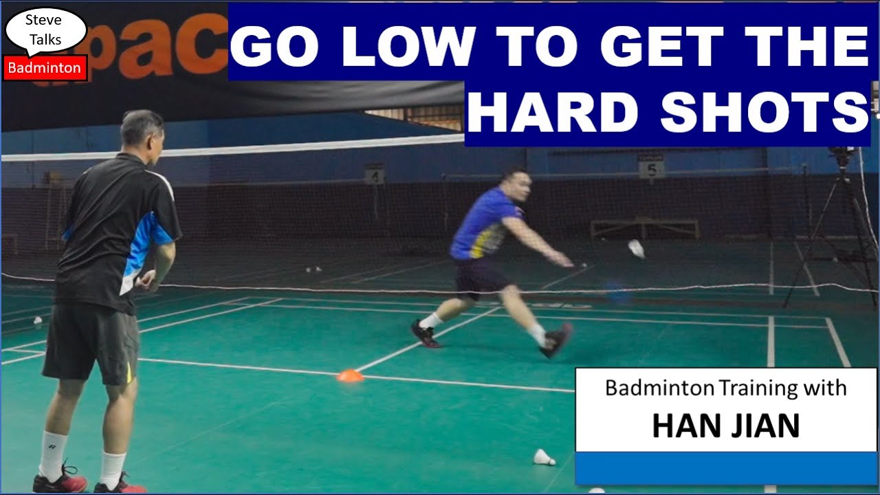 Go low to get the hard shots - Badminton Training with Han Jian ...