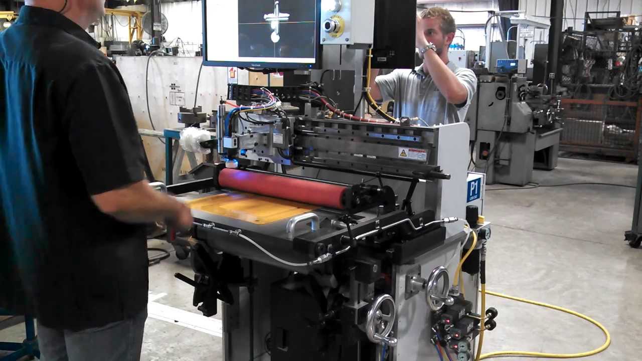 Mini Flexographic Plate Mounter - YouTube