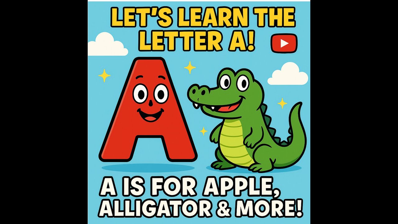 Learn the Letter A | How to write Uppercase and Lowercase A | A is for ...