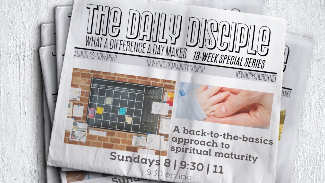 Daily Disciple Sermon Bumper - YouTube