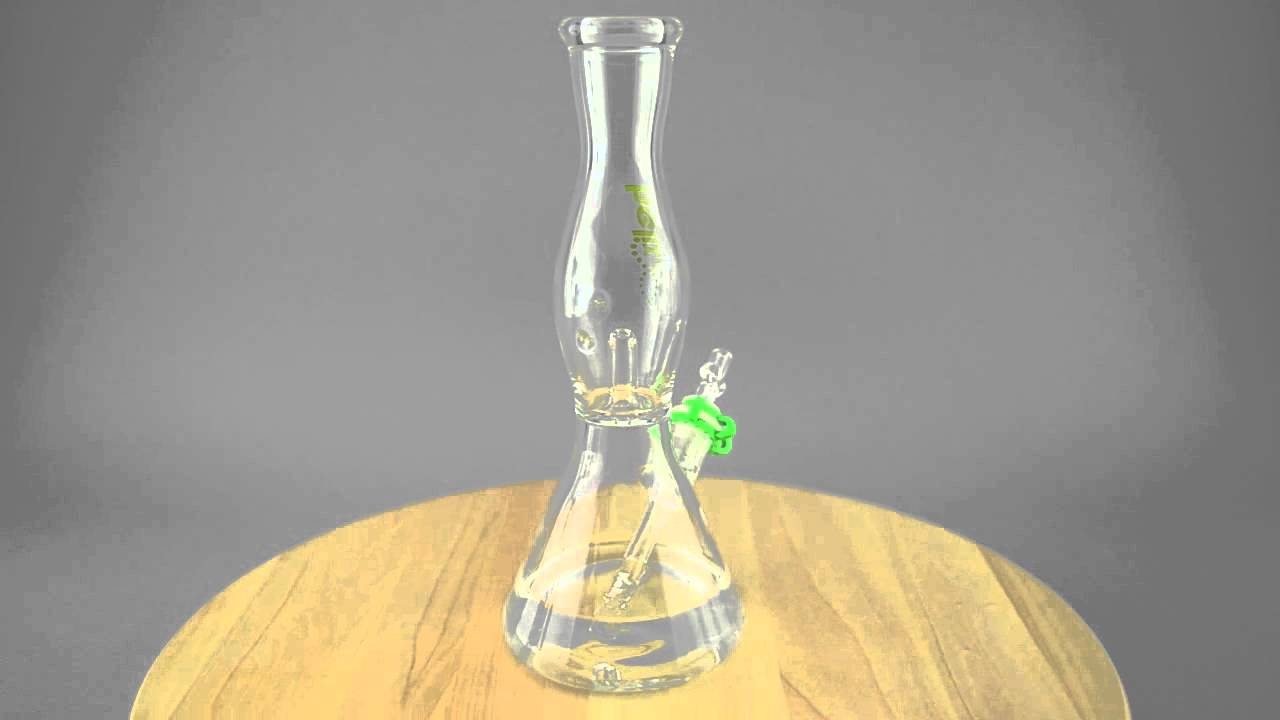 GRAV LABS - Helix Mini Beaker Bong W/ 10mm Removable Diffused Downstem ...