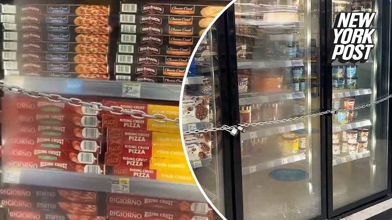San Francisco stores lock up frozen food to deter shoplifters - YouTube