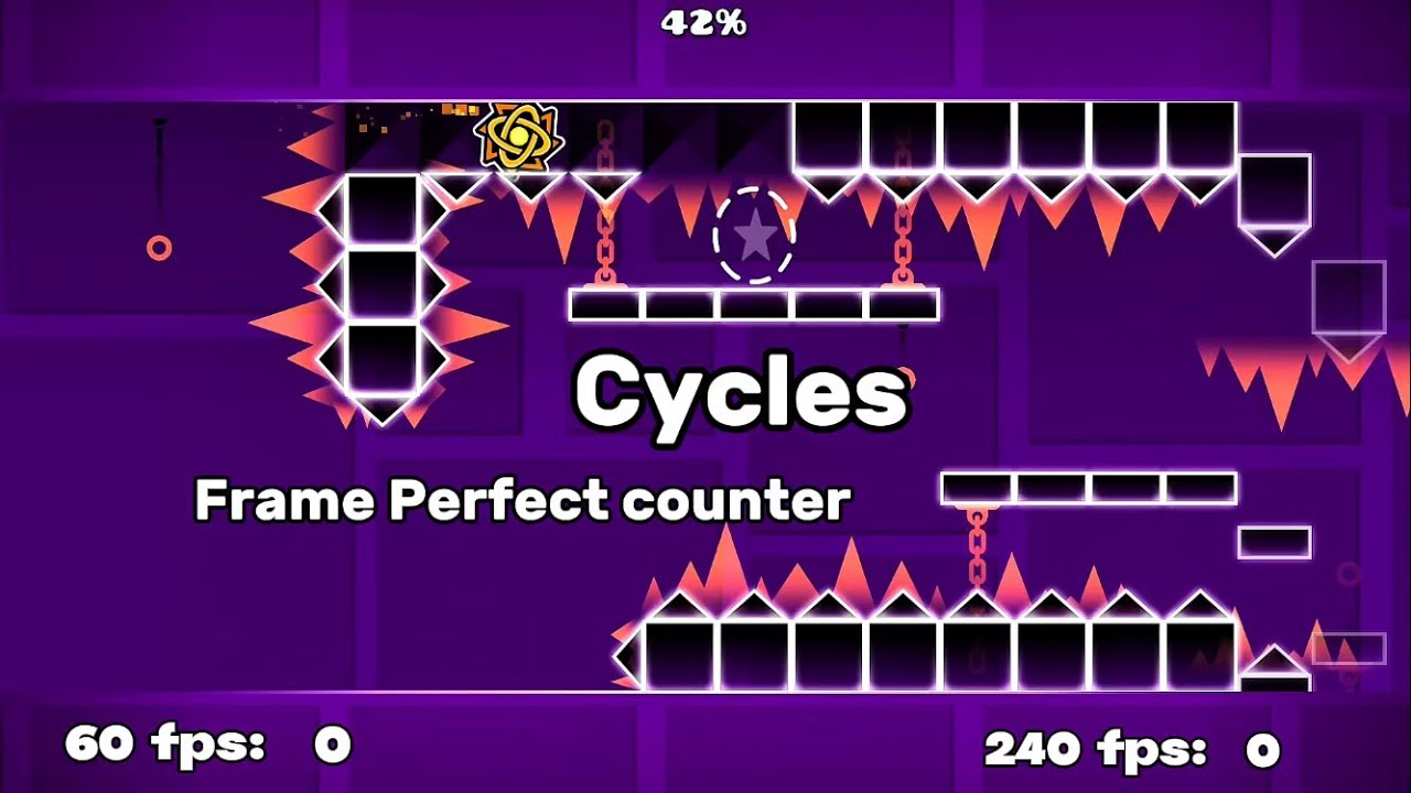 Cycles frame perfect counter | Geometry dash - YouTube