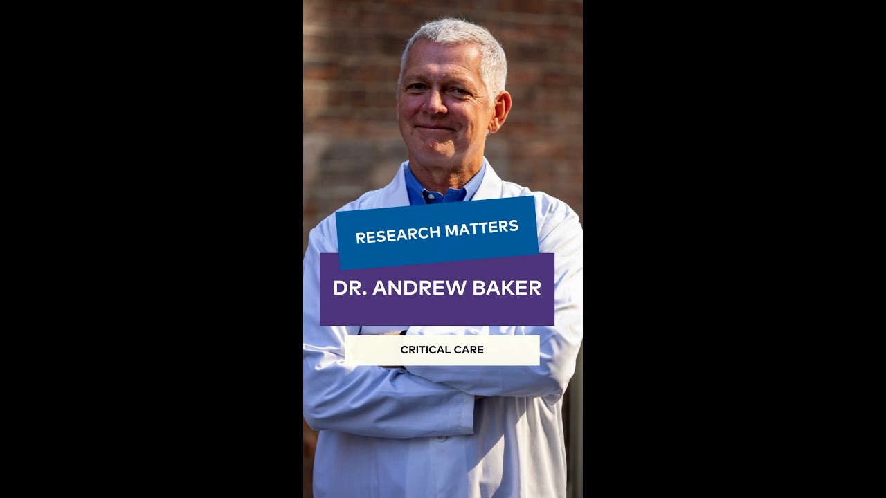 Research Matters: Meet Dr. Andrew Baker, scientific pillar director of ...
