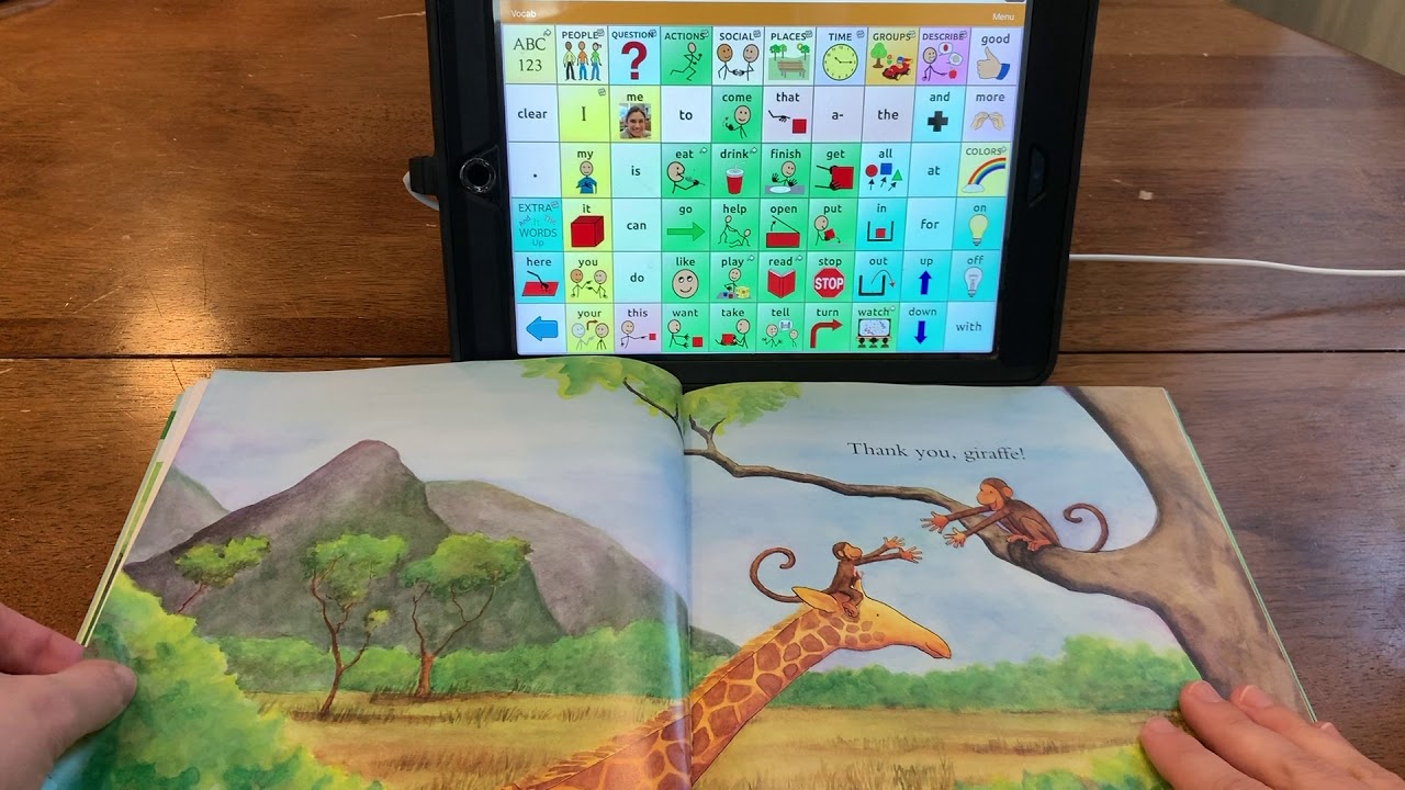 "I Can Help" Book With TouchChat - YouTube