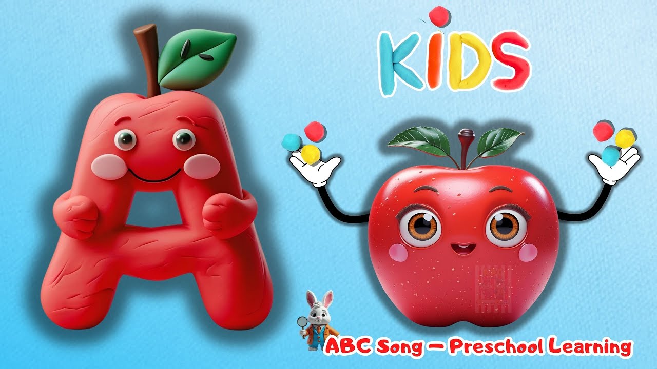 ABC Baby Song – A to Z, Red Color, Animals & Numbers Mix! 🔴🐘🔤🔢 - YouTube