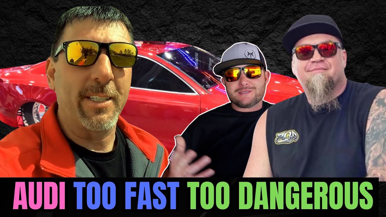 Daddy Dave's Audi is Fast in No Time 275 Testing and Big Guys in Lights ...