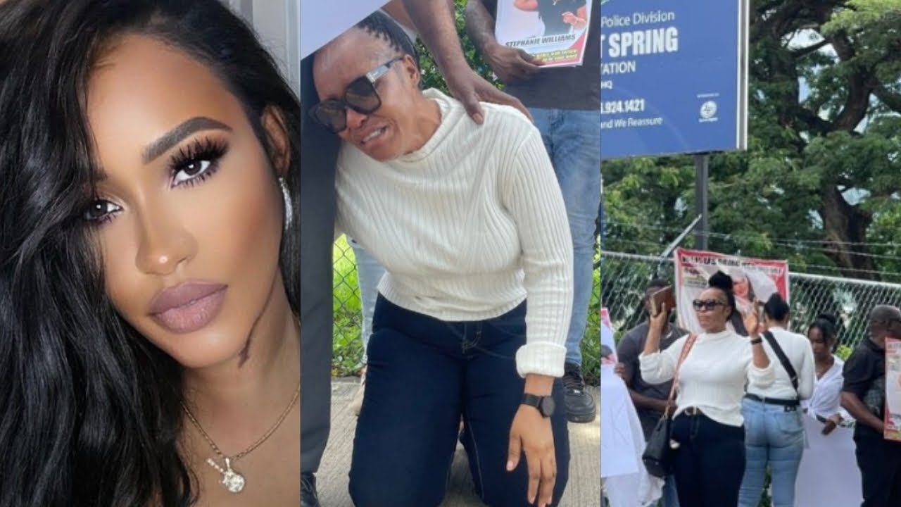 Protest at Constant Spring Police Station for "ABDUCTED" Dancehall ...