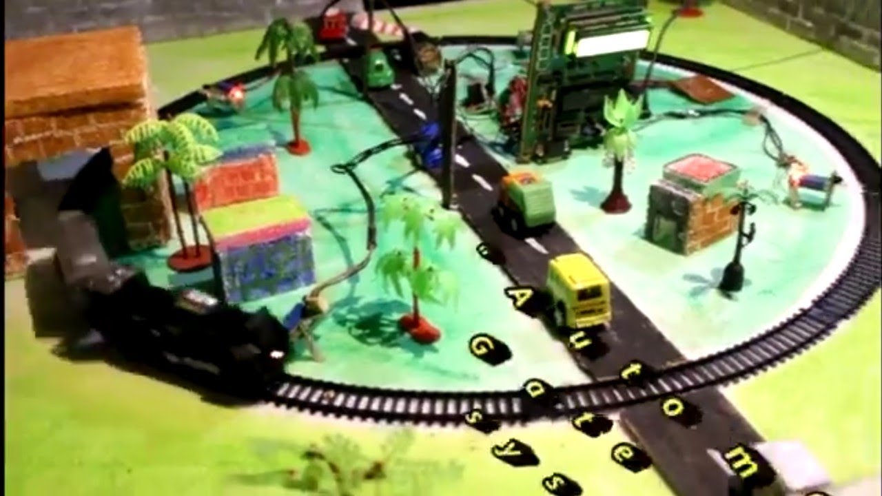 Automatic Train(Electric Train)Gate open and close system with platform ...