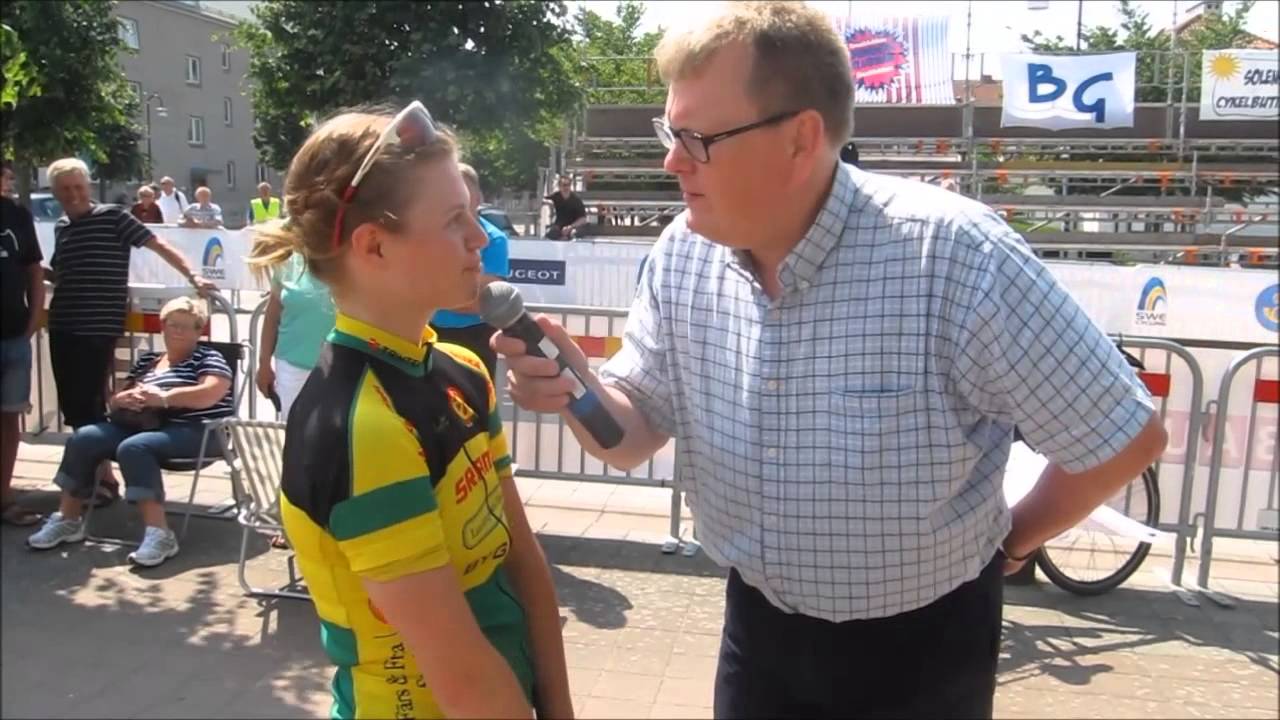 Cykel-SM Intervju Alice Andersson - YouTube