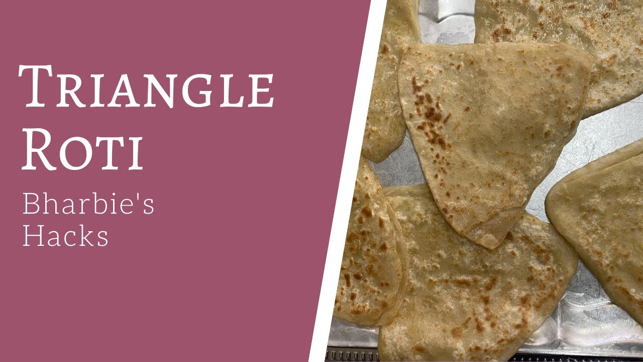 How To Make Triangle Roti - YouTube