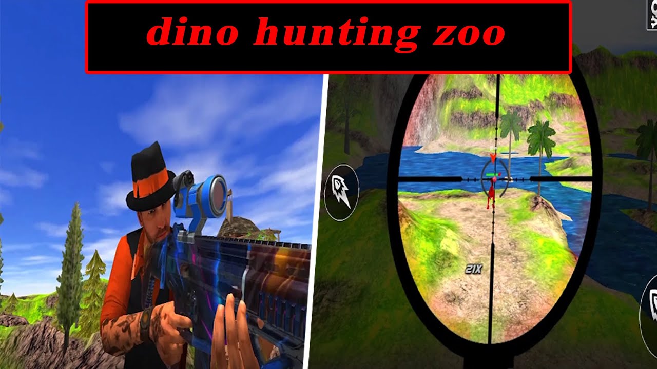 Real Dino Hunting Zoo Games I Android Gameplay I Hunting Gun Games ...