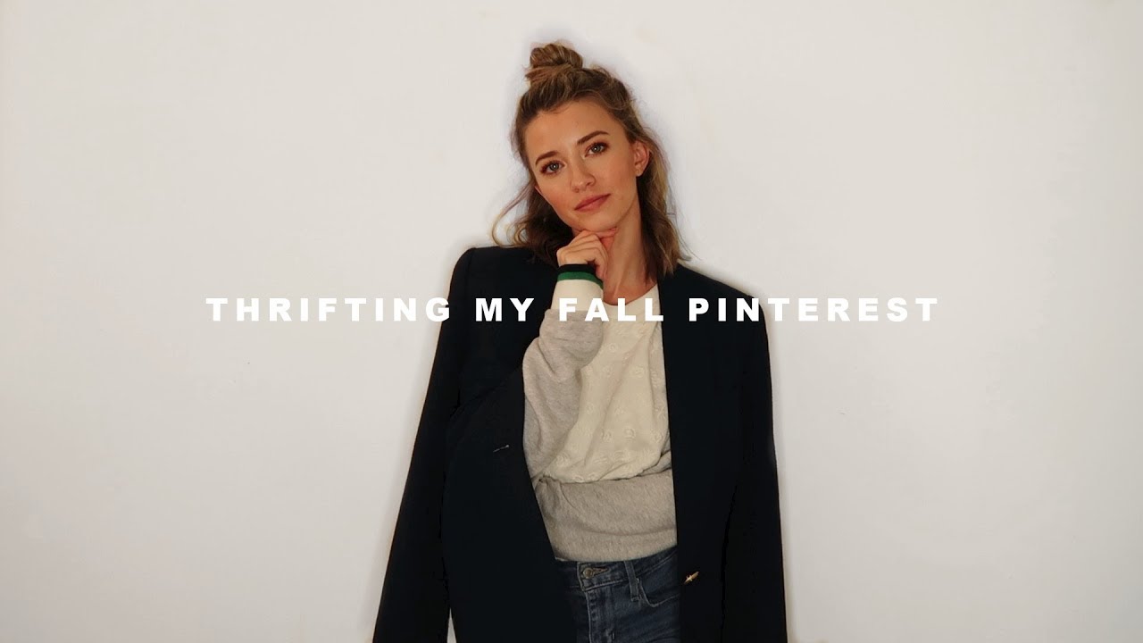Thrifting my Fall Pinterest | Fall Thrift Haul - YouTube