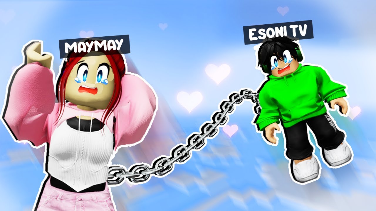 Esoni and Maymay are Chained Together in Roblox Esoni TV (Tagalog ...