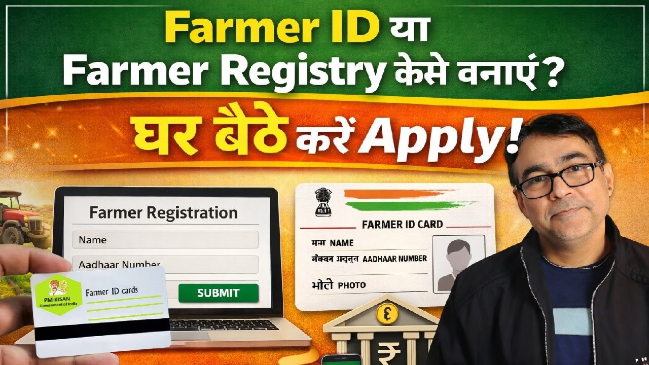 Farmer ID Card Kaise Banaye | Farmer Registry Online Apply 2026 ...