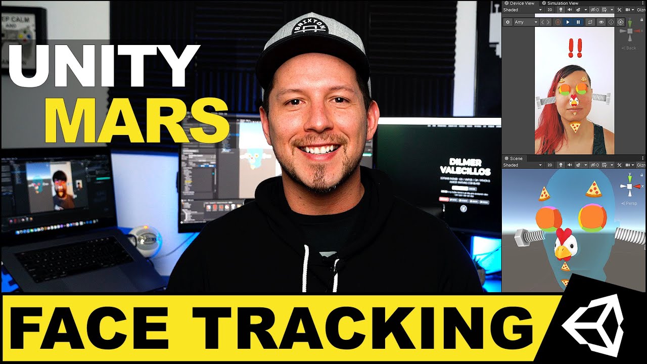 How To Place 3D Objects On Faces With Unity MARS Augmented Reality Face ...