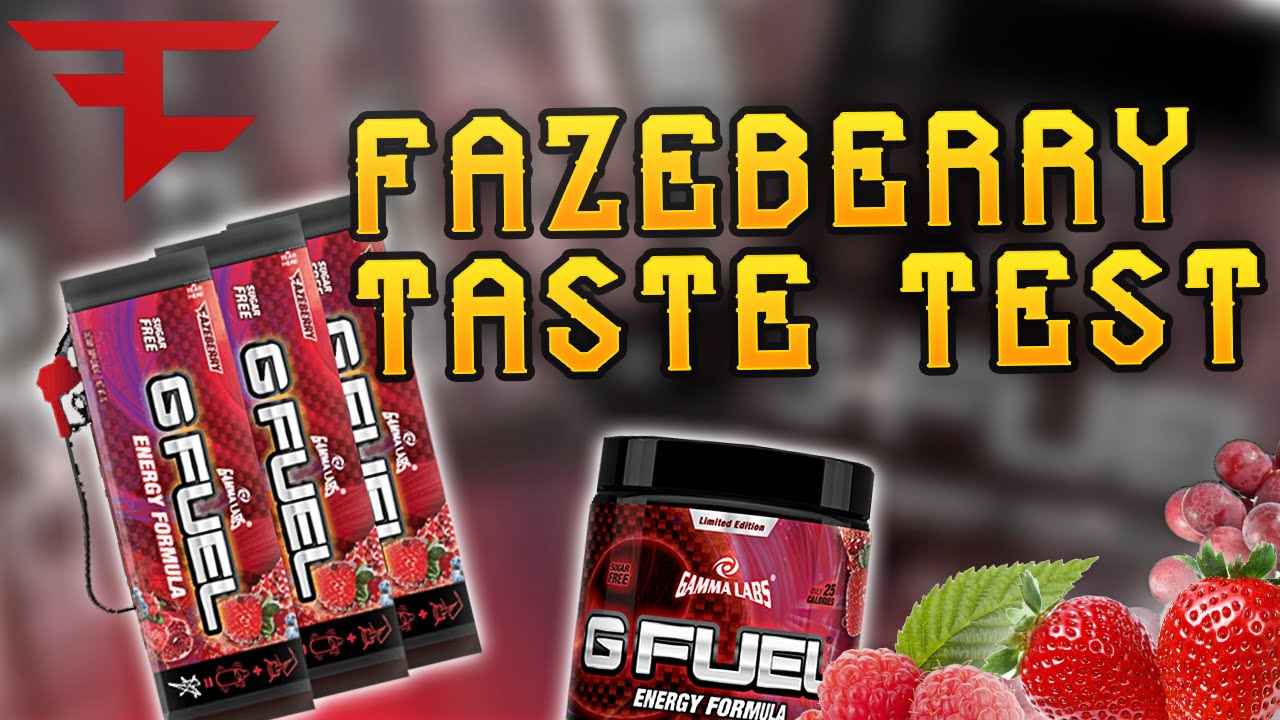 FaZeBerry G Fuel taste test! - YouTube