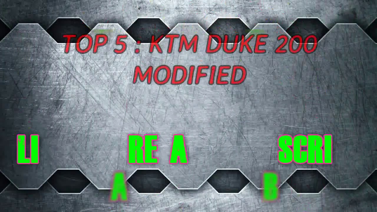TOP 5 INSANE KTM DUKE 200 MODIFICATIONS __ 5 Best - YouTube