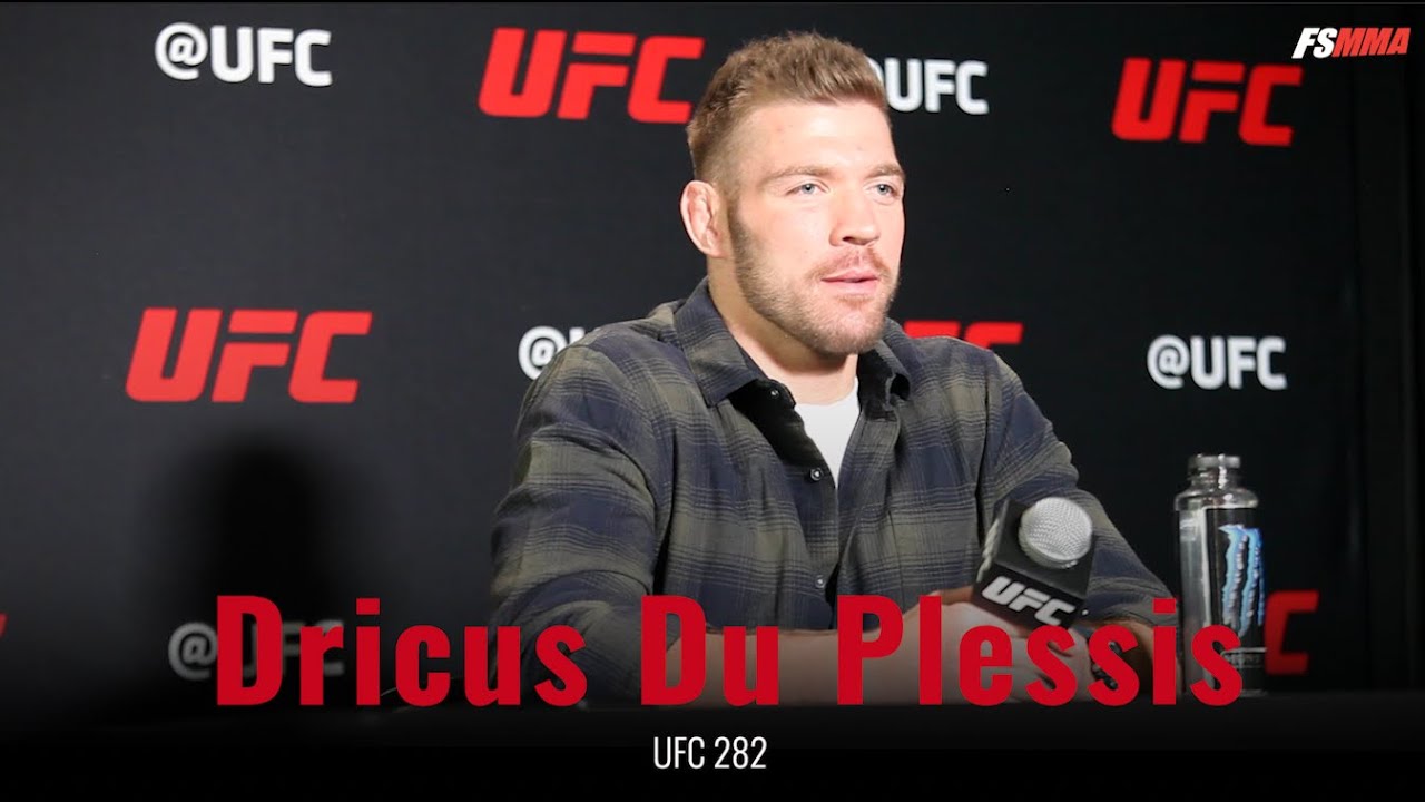 Dricus Du Plessis UFC 282 pre-fight media day interview - YouTube