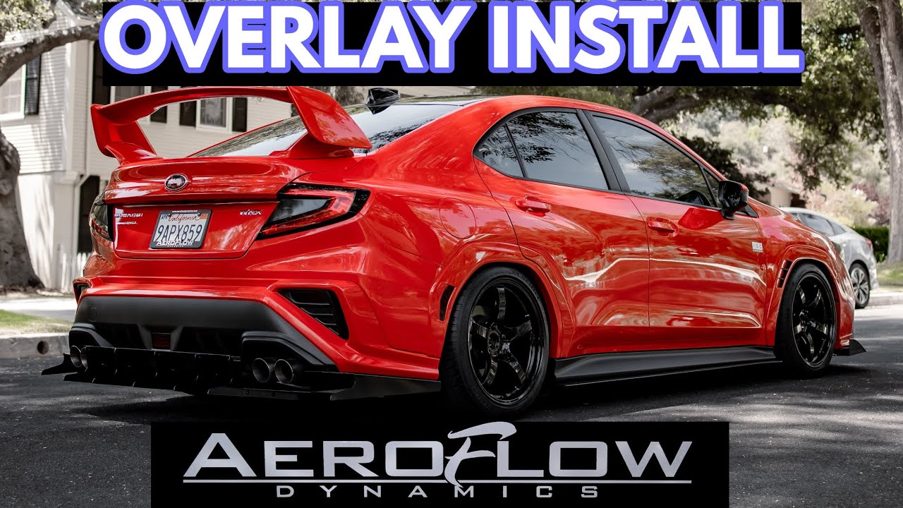 How To Apply 2022 Subaru WRX Overlays - YouTube
