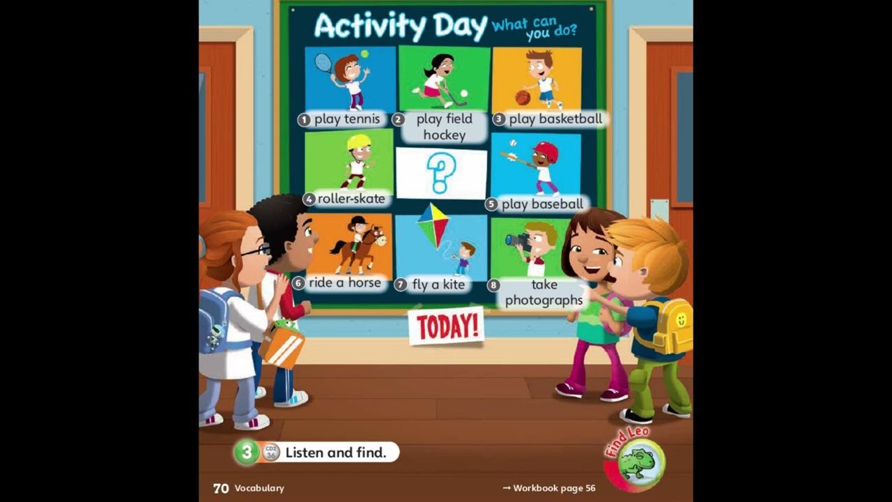 Guess what grade 2 students book audio page 70 exercise 3 - YouTube