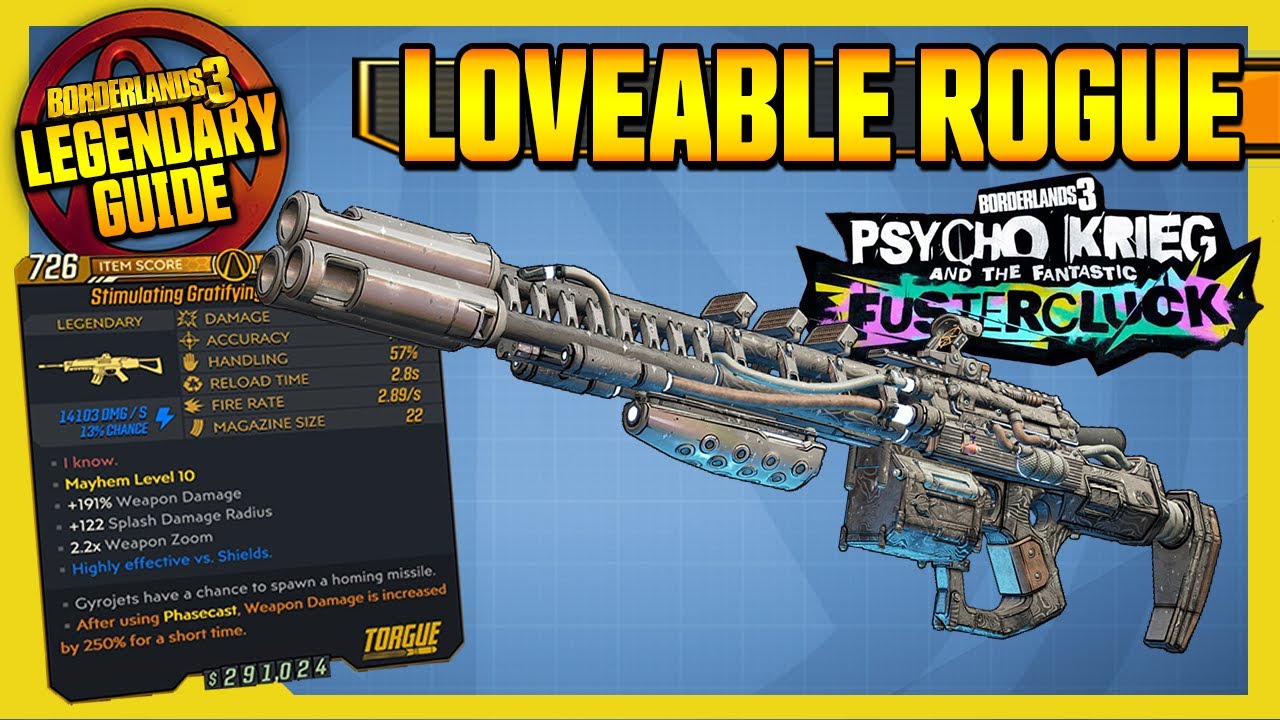 Lovable Rogue » Borderlands 3 Legendary Assault Rifle » MentalMars