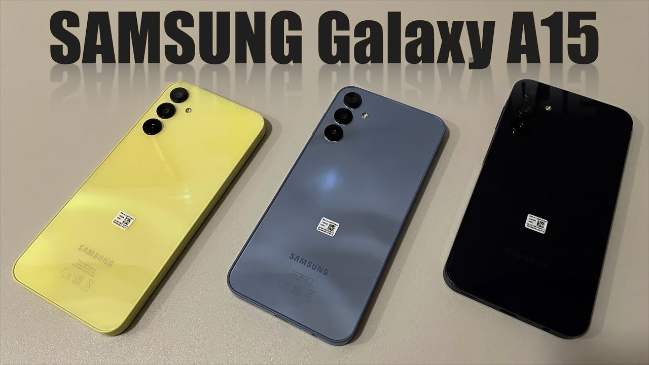 Samsung Galaxy A15 (SM-A155F) kicsomagolás és bemutató - YouTube