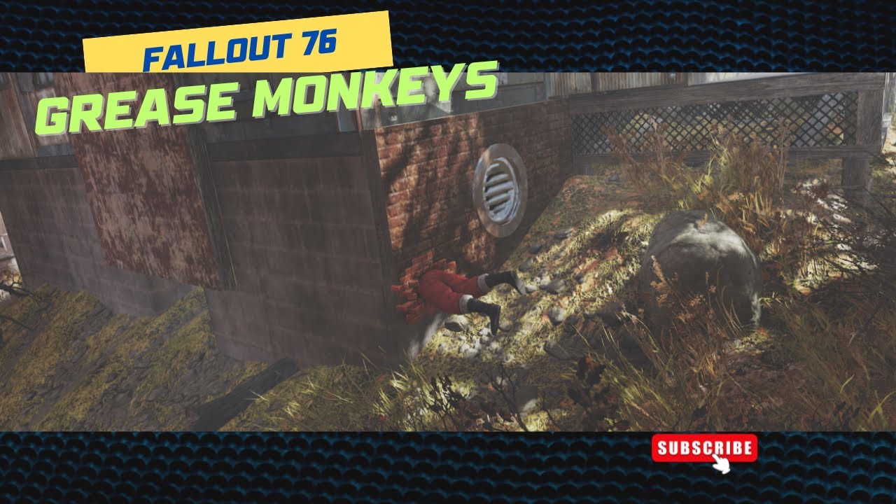 Fallout 76 Camp Build “Grease Monkeys” - YouTube