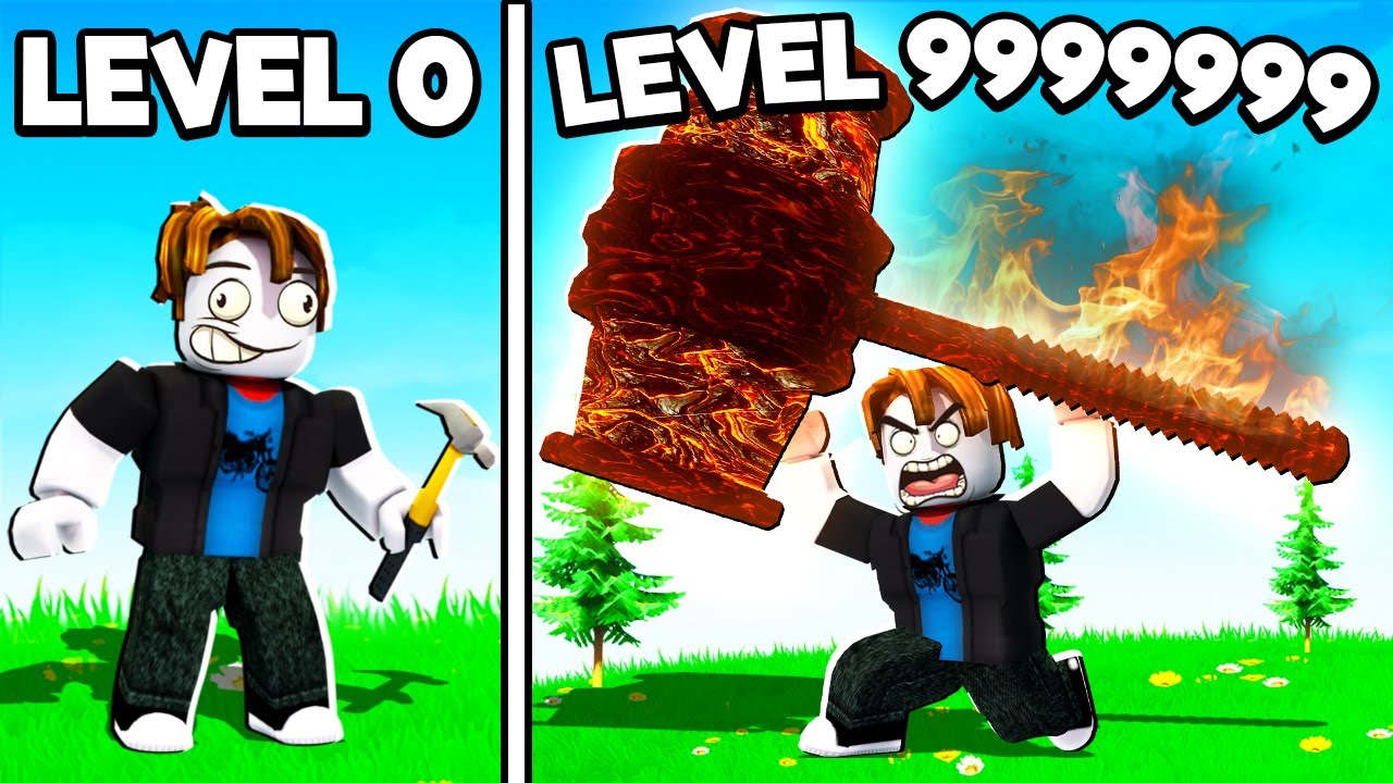 LOGGY BROUGHT THE LEVEL 999,999 THORE HAMMER | ROBLOX - YouTube