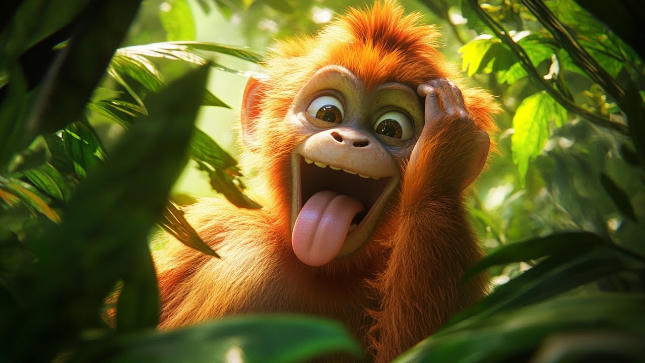 Monkey Jam: Laugh & Screech with Feral Monkey Music for Kids - YouTube