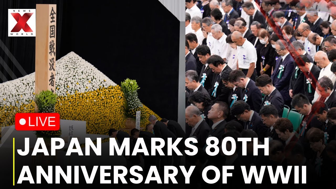 LIVE: Japan marks 80th Anniversary of WWII Defeat, Thousands Flock to ...
