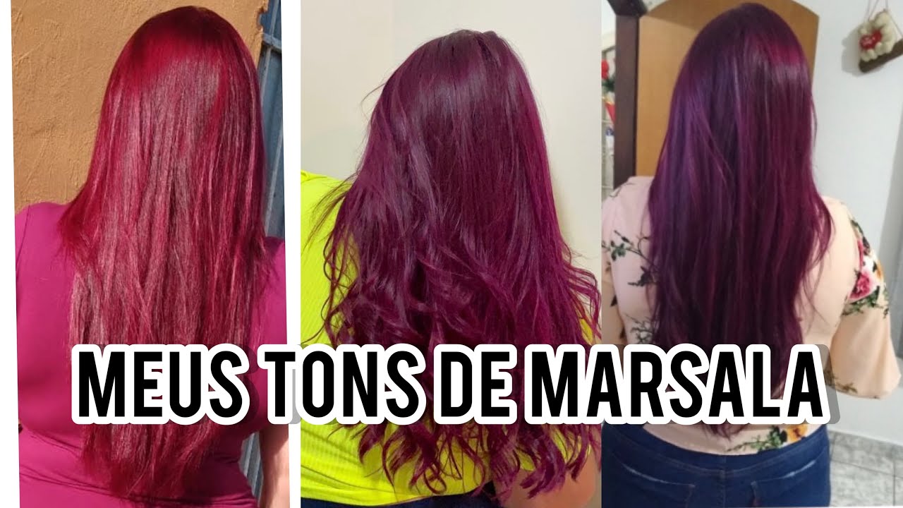 TINTURA MARSALA QUE JÁ USEI//A QUE EU MAIS GOSTO E JÁ GOSTEI//MAGIC ...