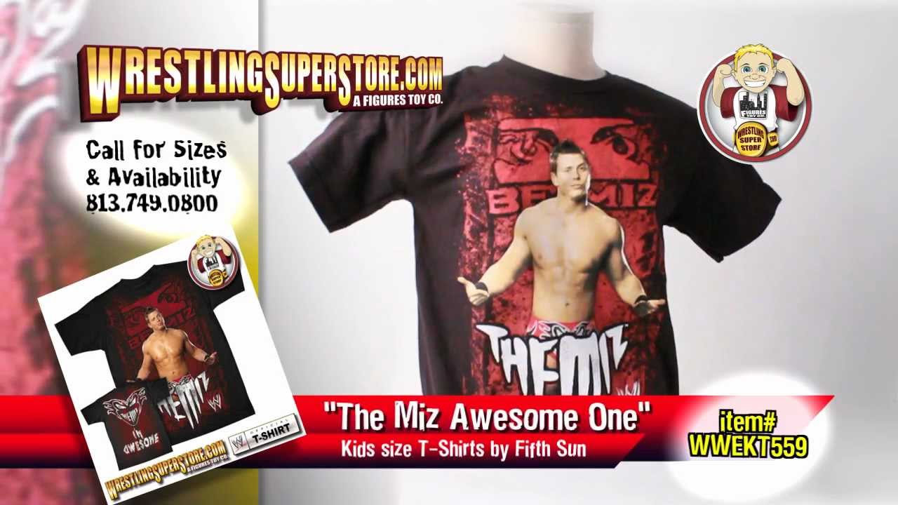 The Miz "Awesome One" Official WWE Kid Size T-Shirt - YouTube