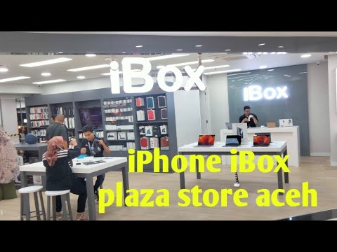 Iphone iBox plaza store aceh - YouTube