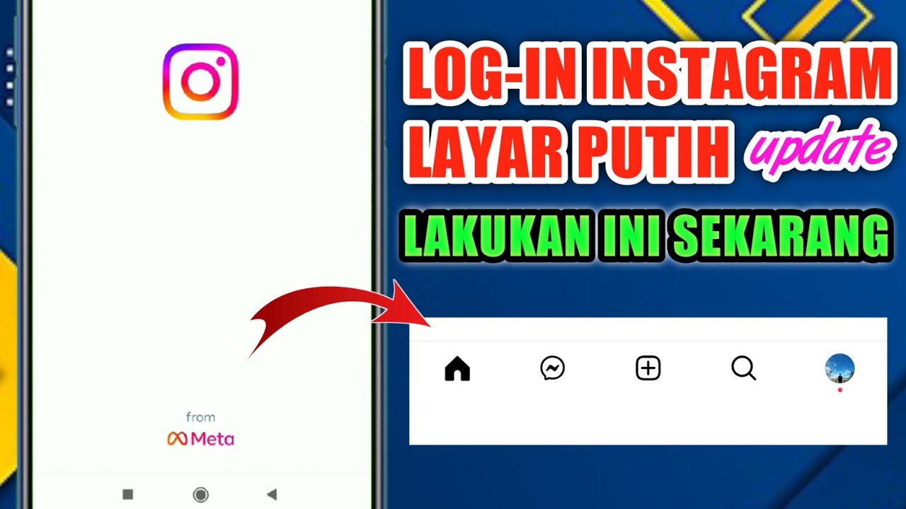 Cara Mengatasi Masuk Instagram Layar Putih Terus Begini Solusinya - YouTube