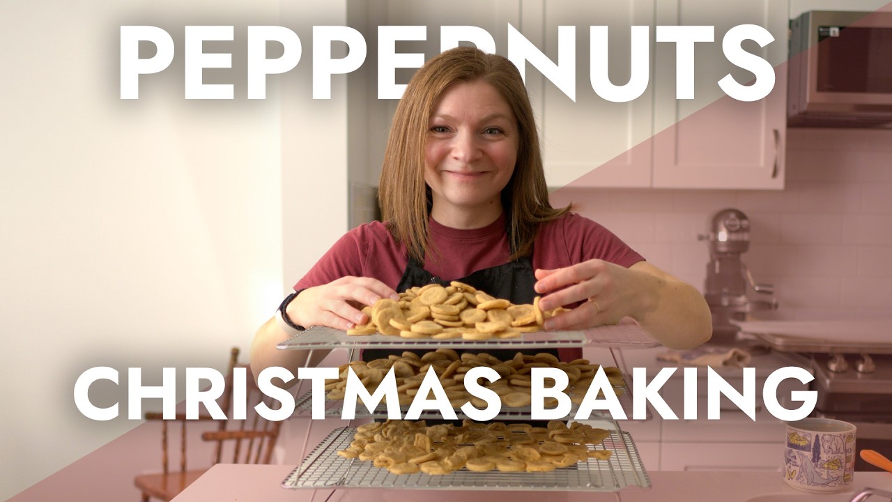 Baking Classic Mennonite Peppernuts (A Christmas Tradition) - YouTube